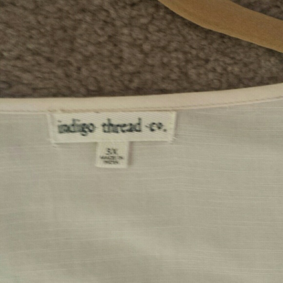 Indigo Thread Co | Tops | Peach Cream Blouse | Poshmark